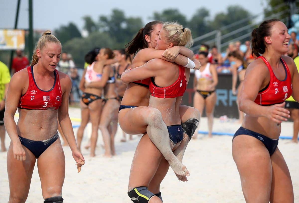Norwegian Women s Beach Handball Team Fined For Wearing Shorts