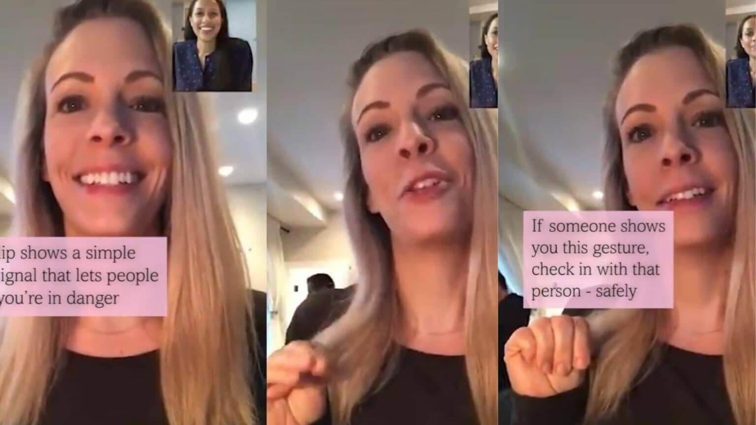TikTok Hand Gesture Signaling for Help Saves A Missing Teen | What’s ...