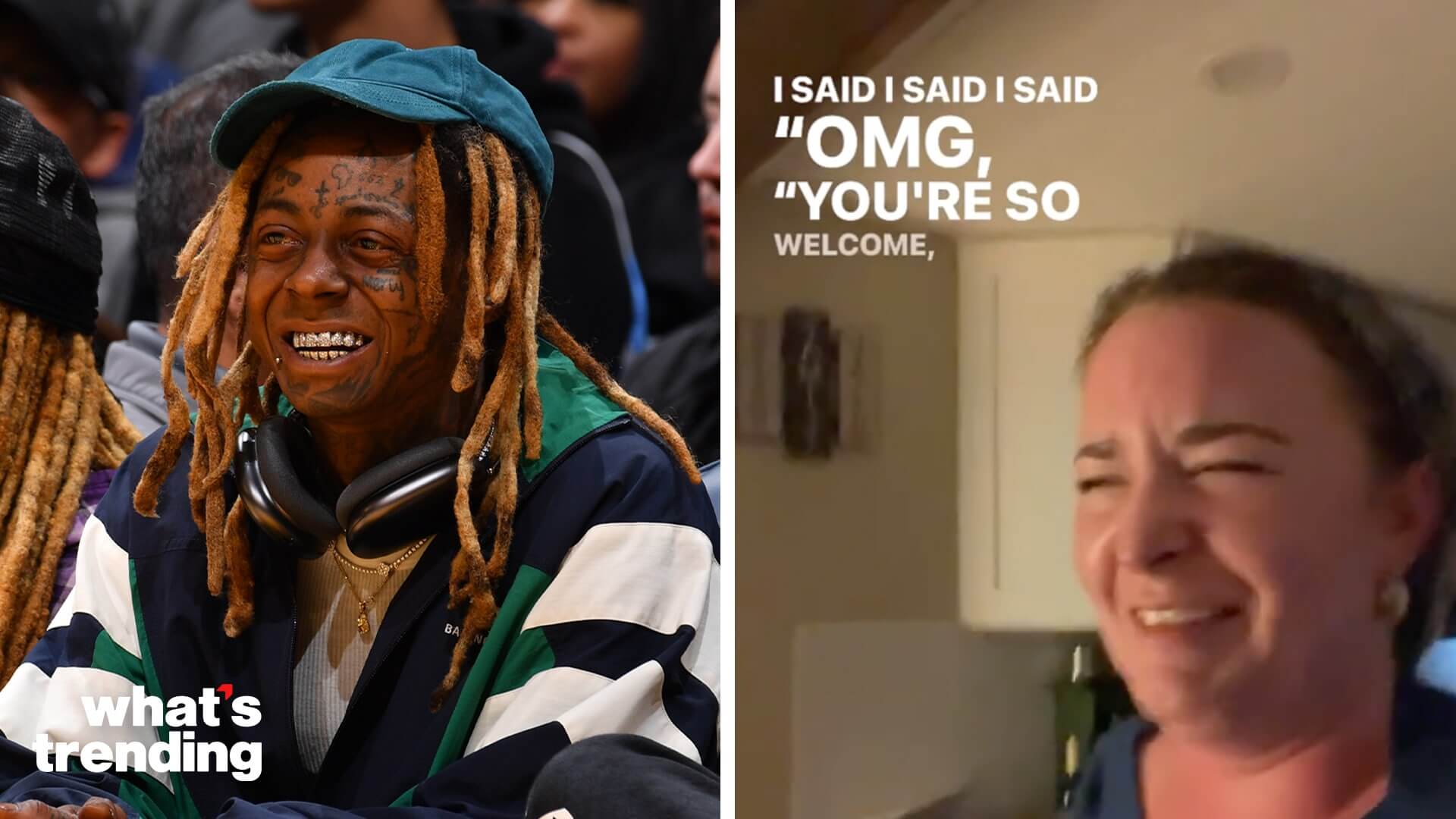 TikToker Shares Priceless Reaction to Lil Wayne DM | What's Trending