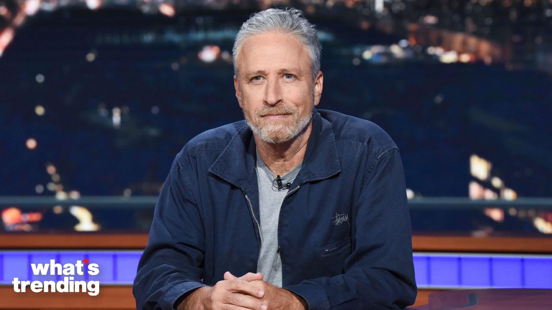 Jon Stewart Gives Emotional Goodbye to His Dog Dipper | What's Trending